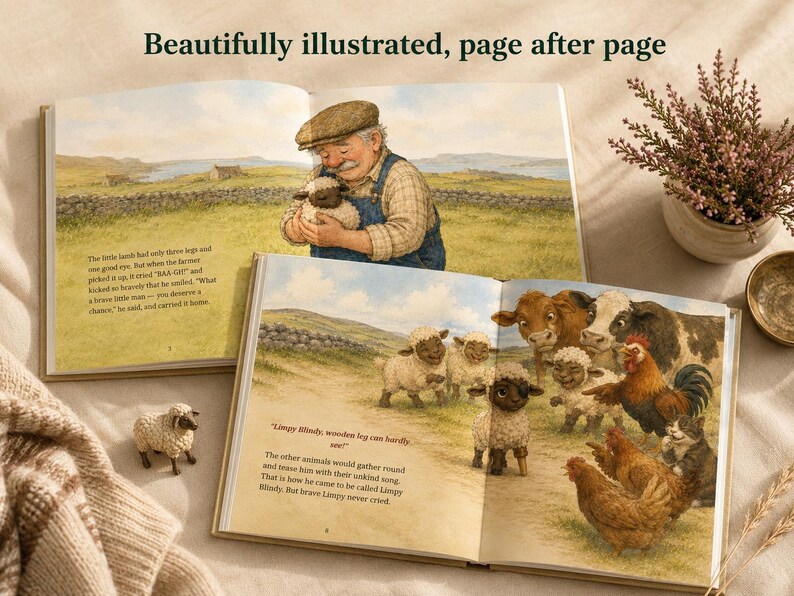 Limpy Blindy Printable Story Book PDF | Scottish Kids Bedtime Story ...