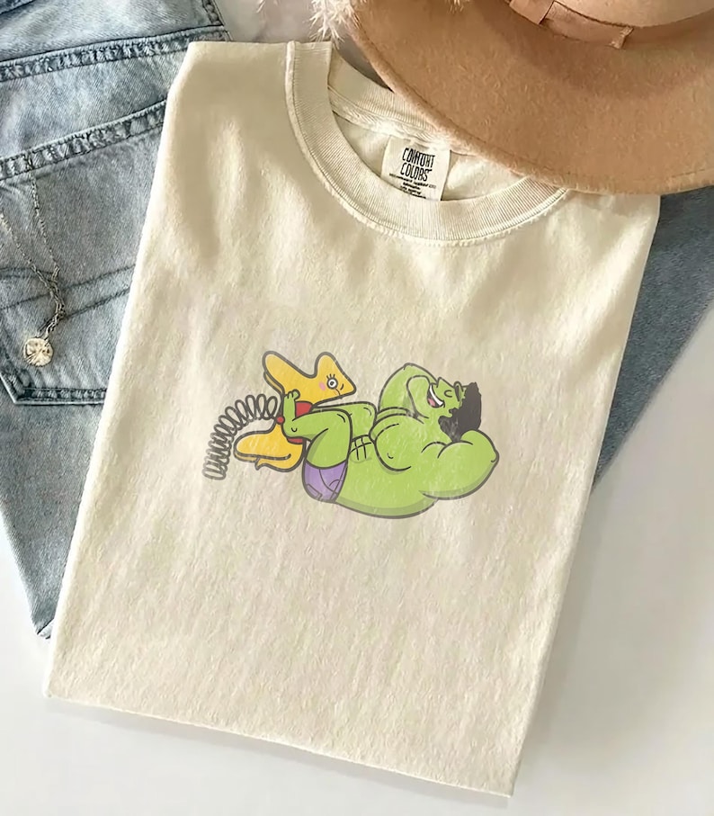 Funny Hulk Gym Shirt, Cute Strong Superhero Graphic Tee, Workout Lover ...