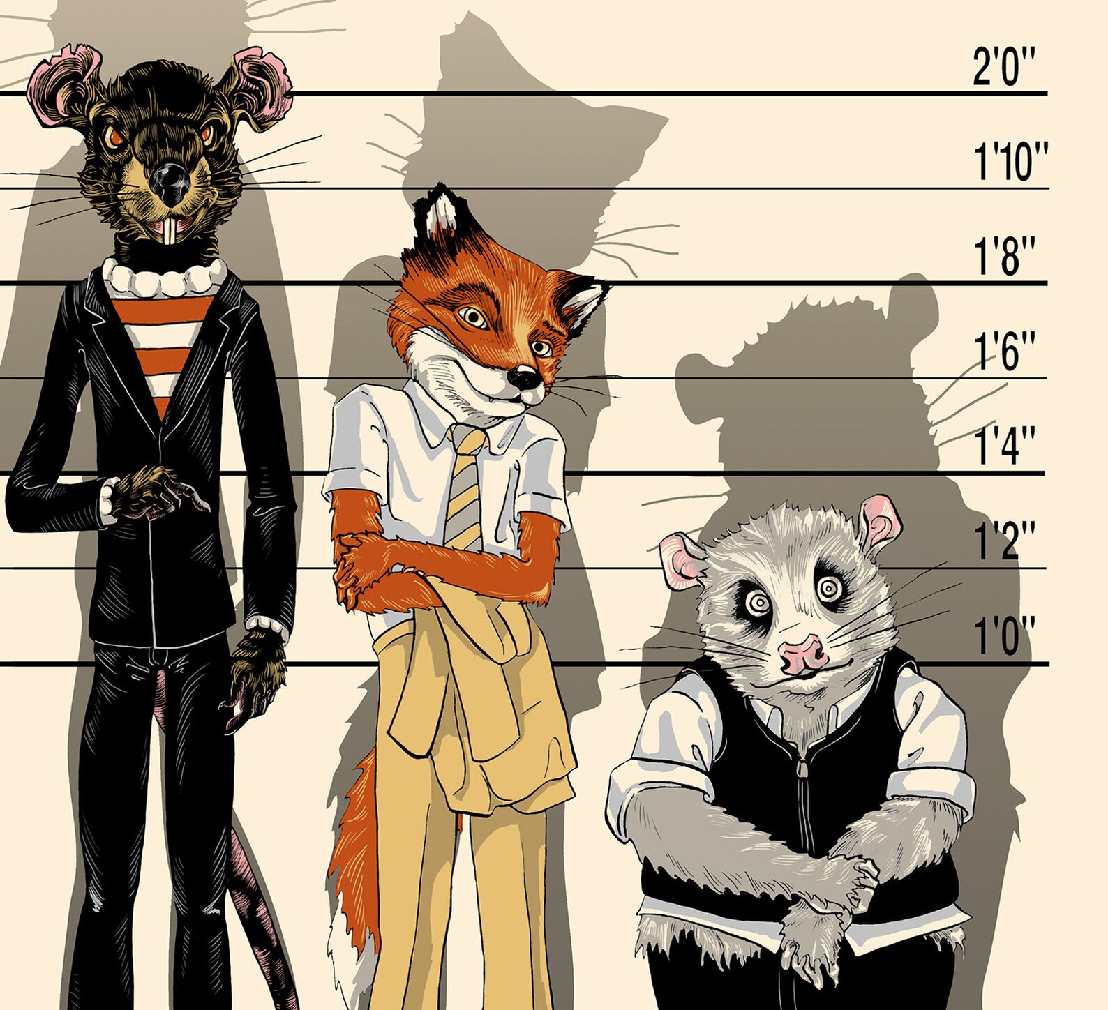 Unusual Suspects--art Print 11x14 - Etsy