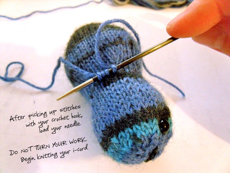 Stripy Sock Yarn Spider | Hand Knit Toy | Knitting Pattern - Etsy