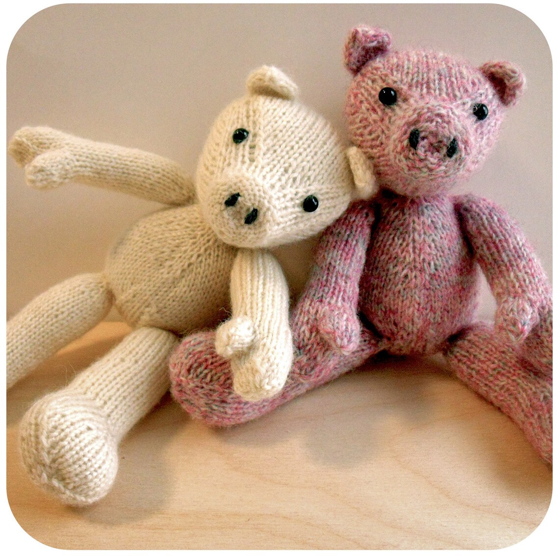 Little Pig Knitting Pattern Knitted Pig Toy Pattern Pig Amigurumi - Etsy