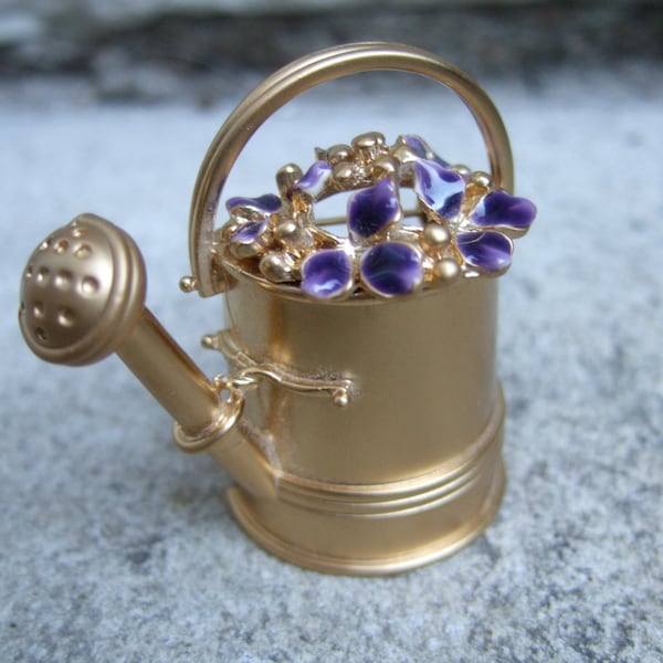 Watering Can Brooch - Etsy UK