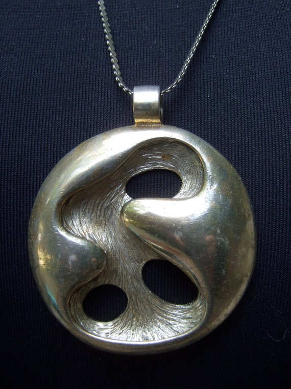 Animal Pendent Silver Metal Bird - Gem