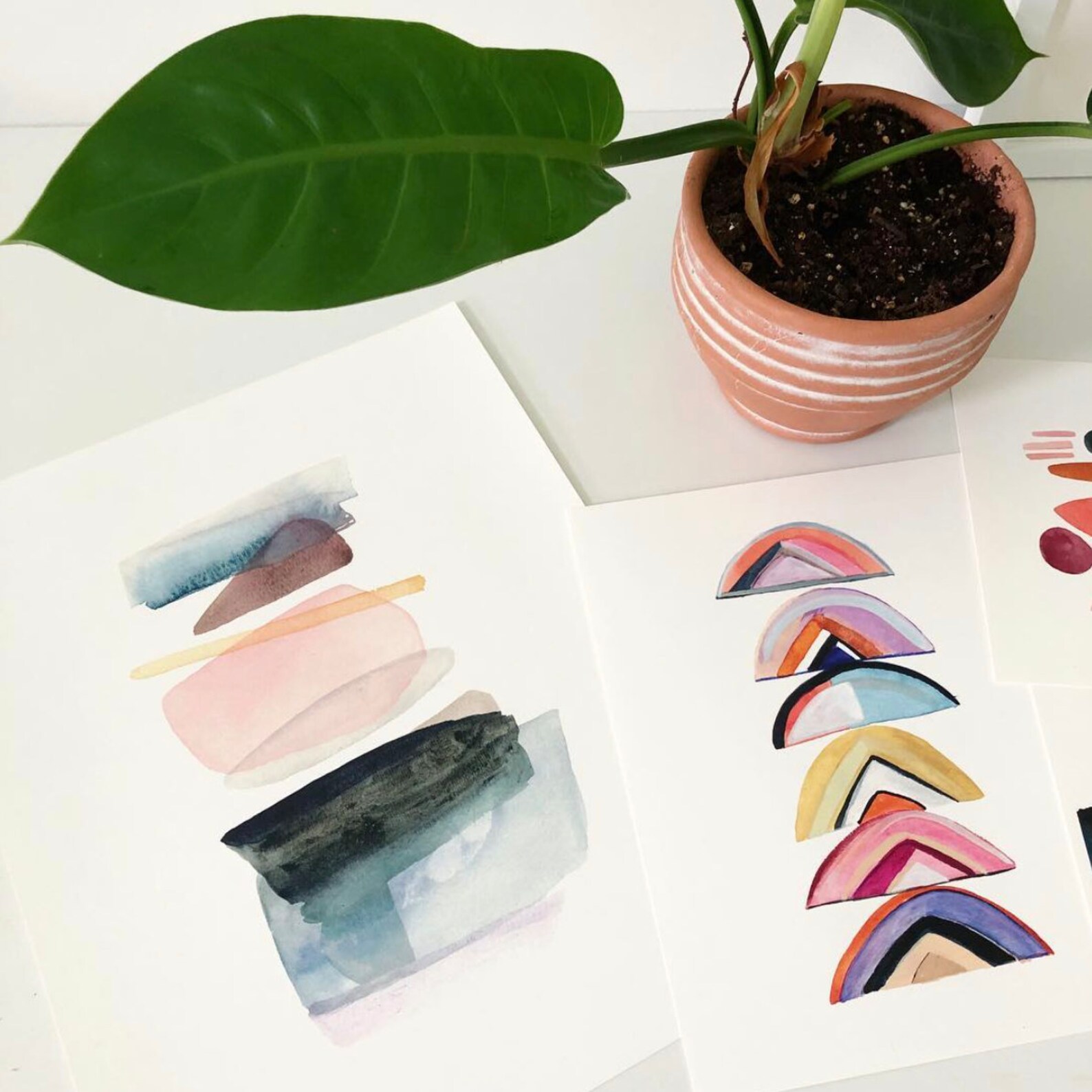 Simple Abstract Art Print. Abstract Wall Art. Light Blue & - Etsy