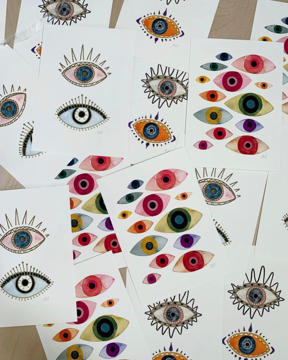 Evil Eye Art Print. Tribal Gypsy Girl Art Print. Boho Decor. - Etsy