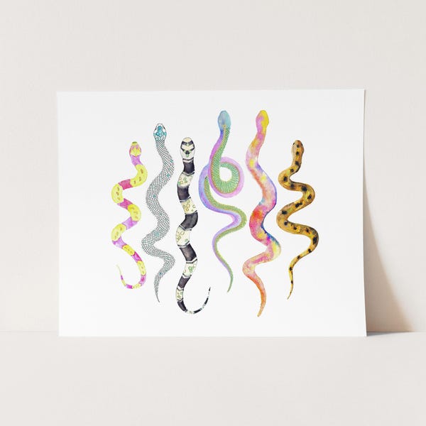 Snake Art - Etsy