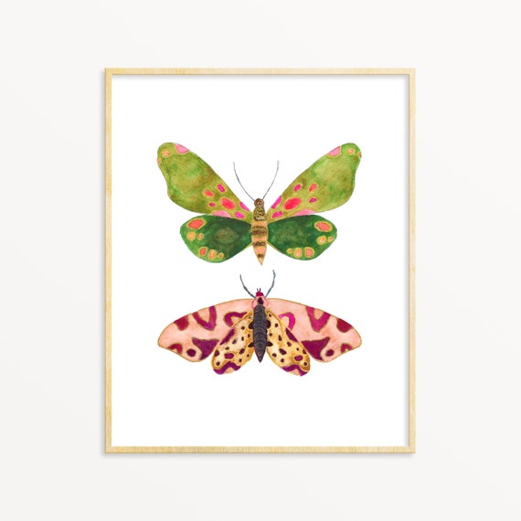 Drawing & Illustration Aesthetic Bug Decor Wall Art Printable Digital ...