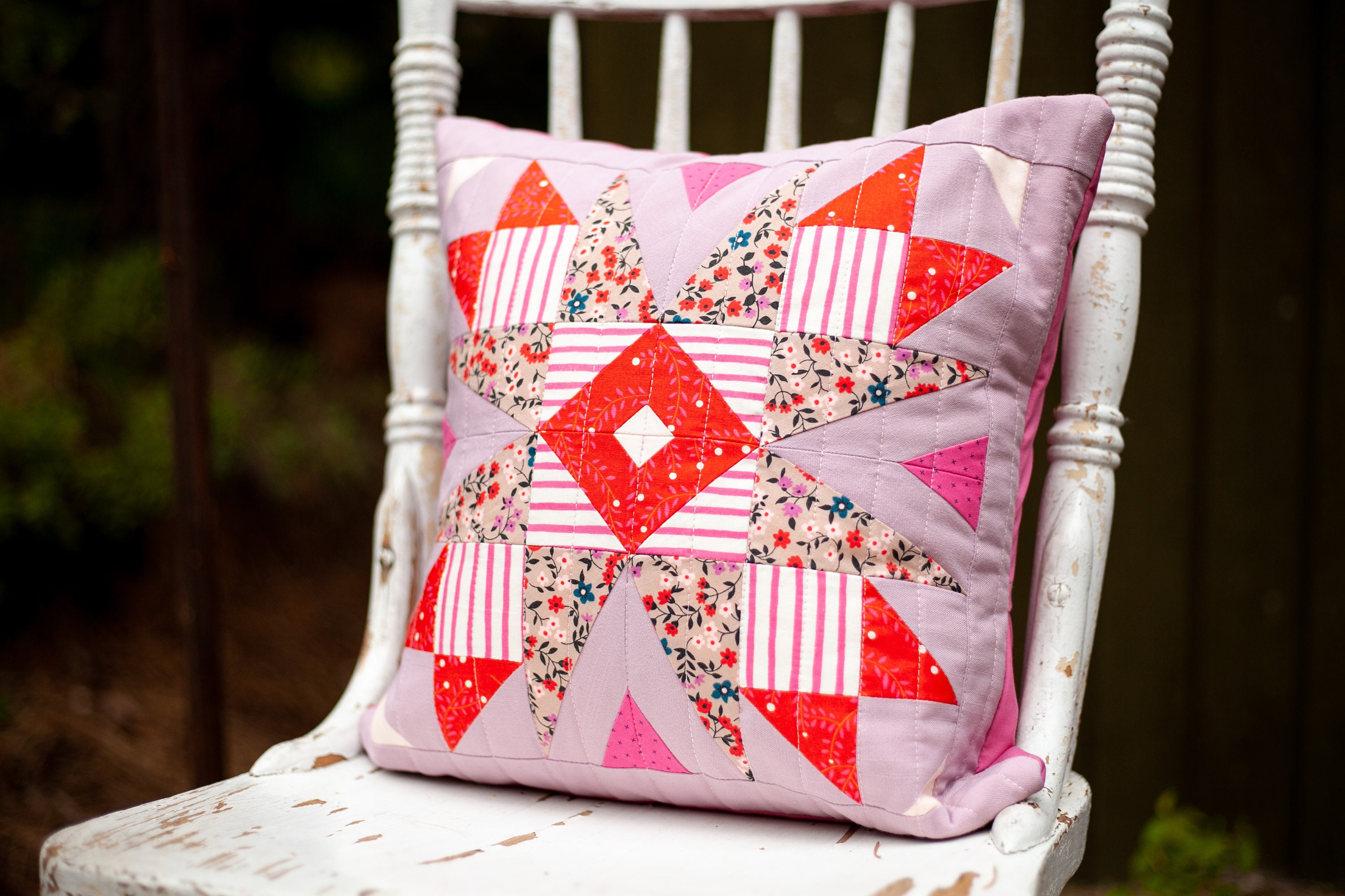 Clara Quilted Pillow Pattern PDF - Etsy