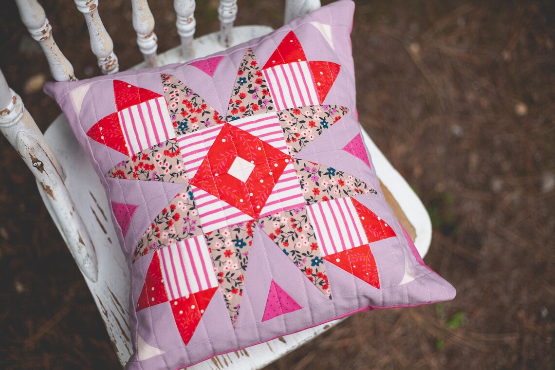 Clara Quilted Pillow Pattern PDF - Etsy