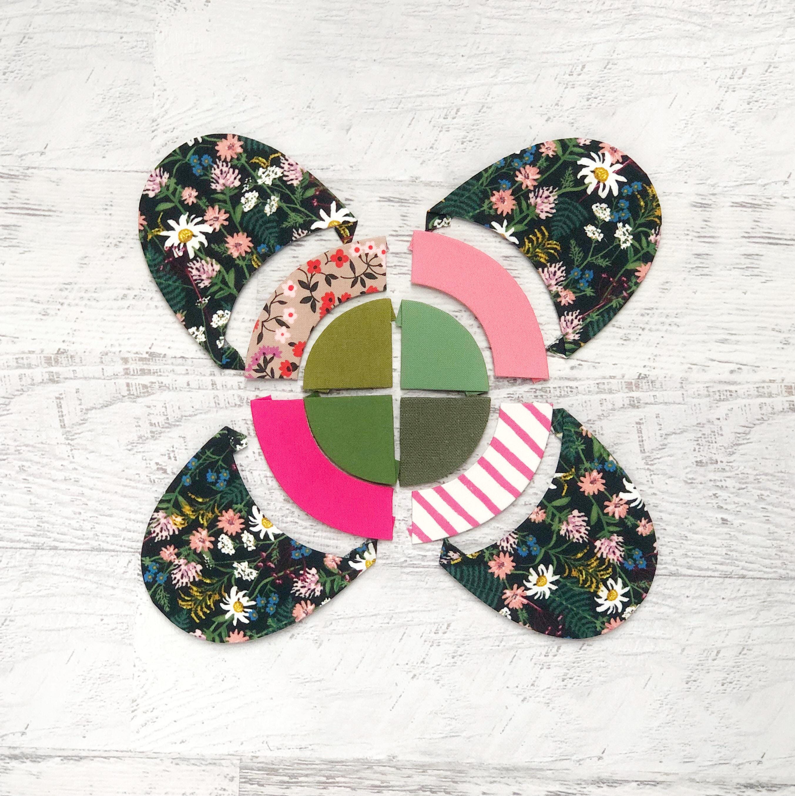 Petal Power EPP Quilt Pattern PDF With Printable Template and Machine Files for Cricut and ...