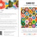 Flower Fest EPP Quilt Pattern - English Paper Piecing PDF Pattern With Cricut Cutting File for ...