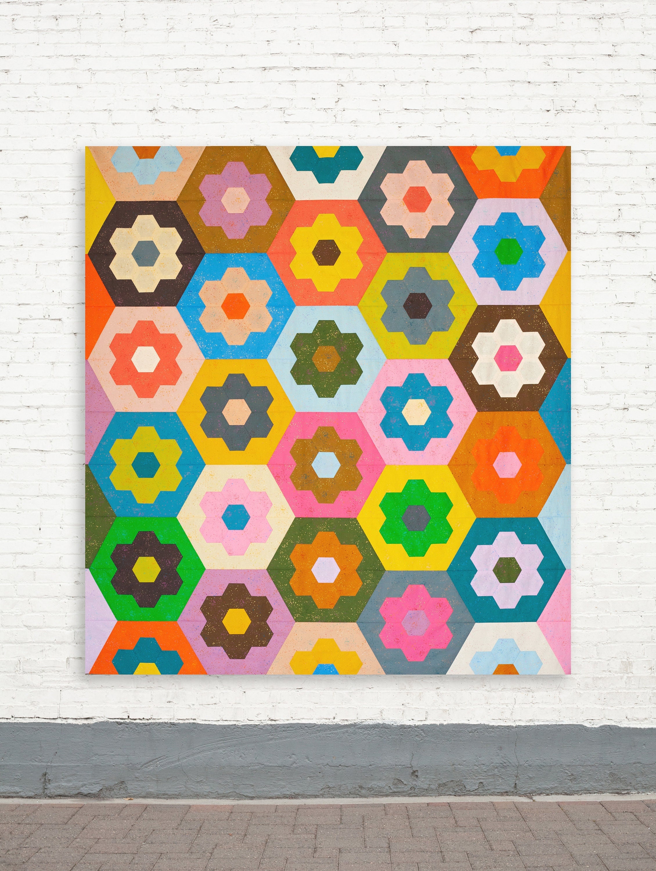 Flower Fest EPP Quilt Pattern - English Paper Piecing PDF Pattern With ...