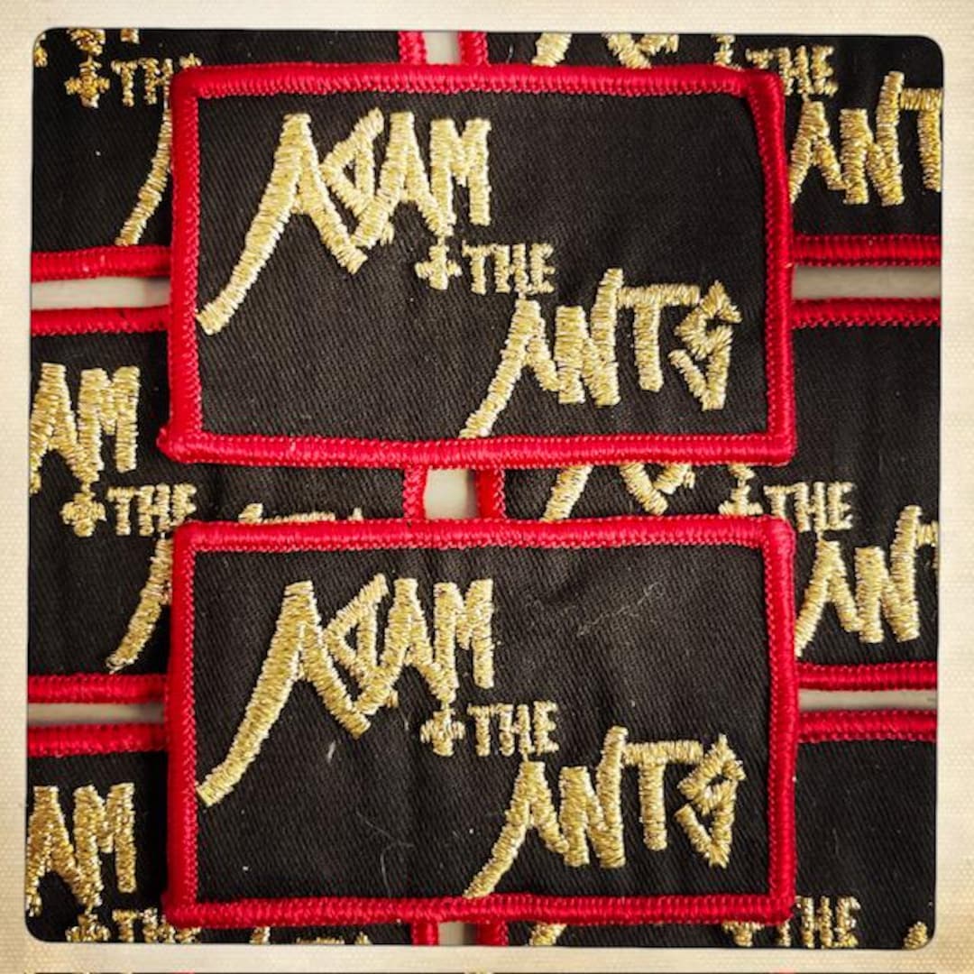 ADAM + THE ANTS! – Embroidered Patch Authentic Vintage 80s Denim Hippy ...