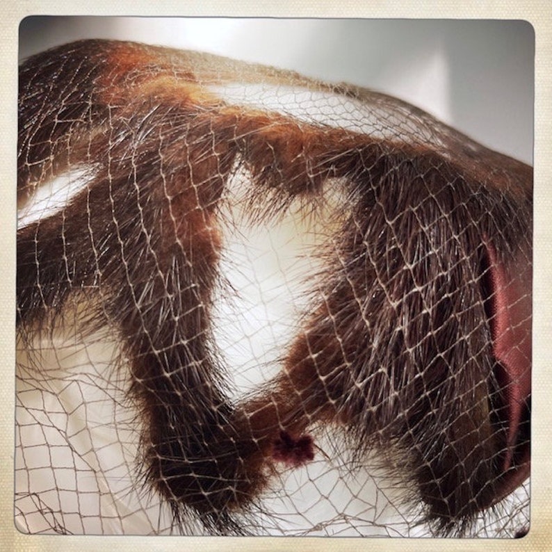 DRAMATIC Vintage 50s 60s FUR Hat Classic Fancy Wedding - Etsy