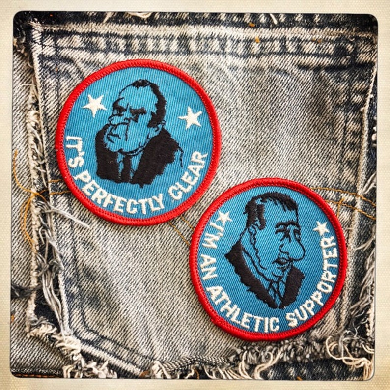 Richard NIXON Spiro AGNEW Political Humor Patch – Round Patch Authentic ...