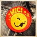 Hic! & SMIRK – Round Smiley Face Patch Authentic Vintage 60s 70s Denim ...