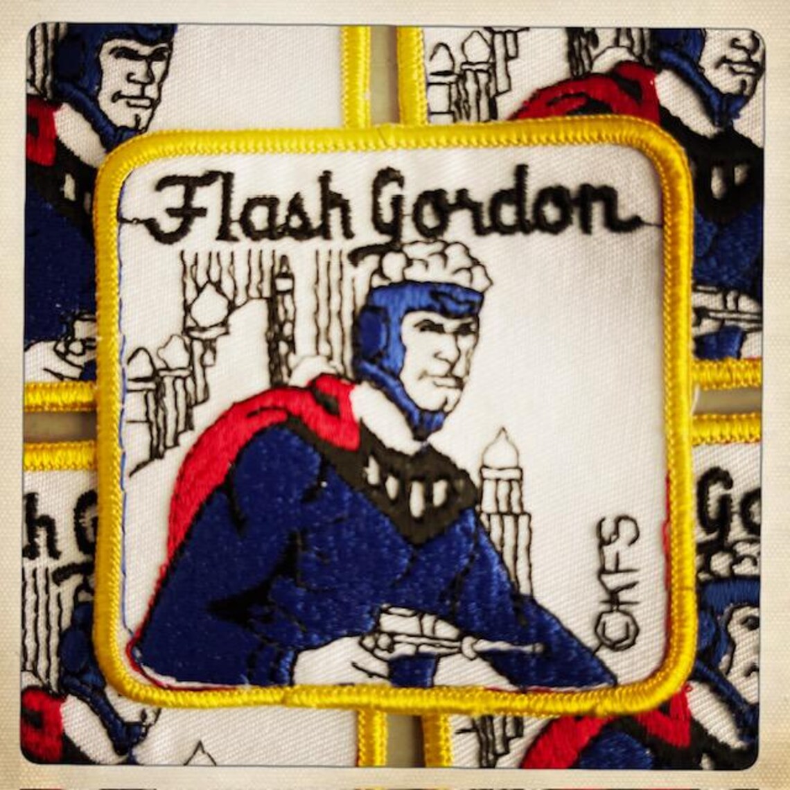FLASH GORDON! – Embroidered Patch Authentic Vintage 60s 70s Denim Hippy ...
