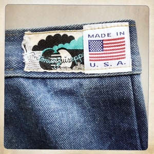 Super 70s Vintage Embroidered Yosemite Sam ANTONIO GUISEPPE Bell Bottom ...