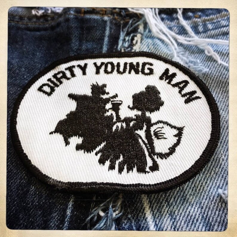 DIRTY YOUNG Man Patch Authentic Vintage 60s 70s Hippy Hippie - Etsy