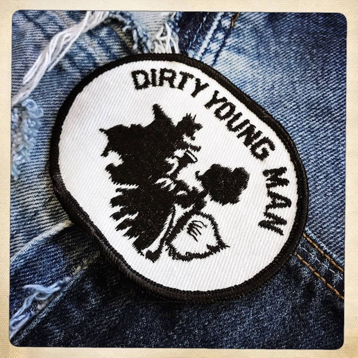 DIRTY YOUNG Man Patch Authentic Vintage 60s 70s Hippy Hippie - Etsy