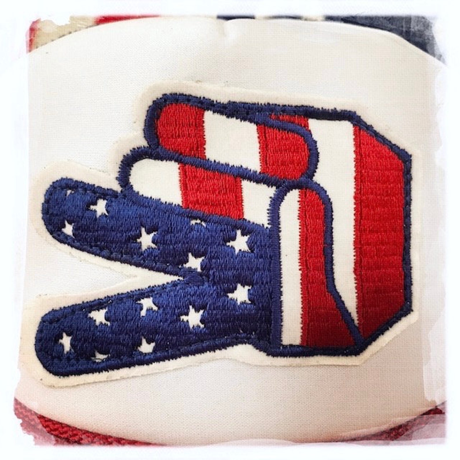 DEUCES American Flag PEACE SIGN Vintage 70s Patch Stitched on | Etsy