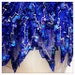 FLASHY Vintage 70s BLUE FLAME Beaded Disco Top Boho Studio 54 - Etsy
