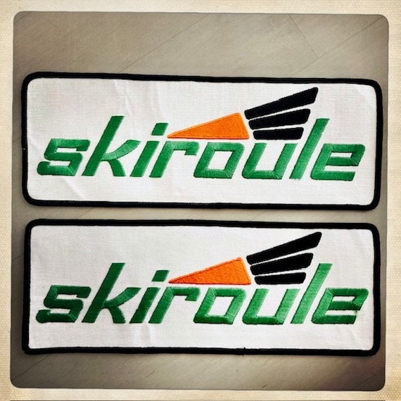 Large RARE Authentic Vintage 70s SKIROULE SNOWMOBILES… - Gem