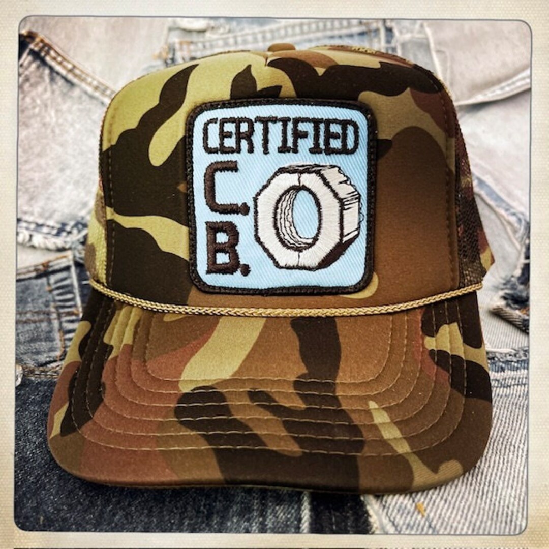 10-4! Vintage 70s Limited Edition 'CERTIFIED CB Nut!' CB Radio Patch ...