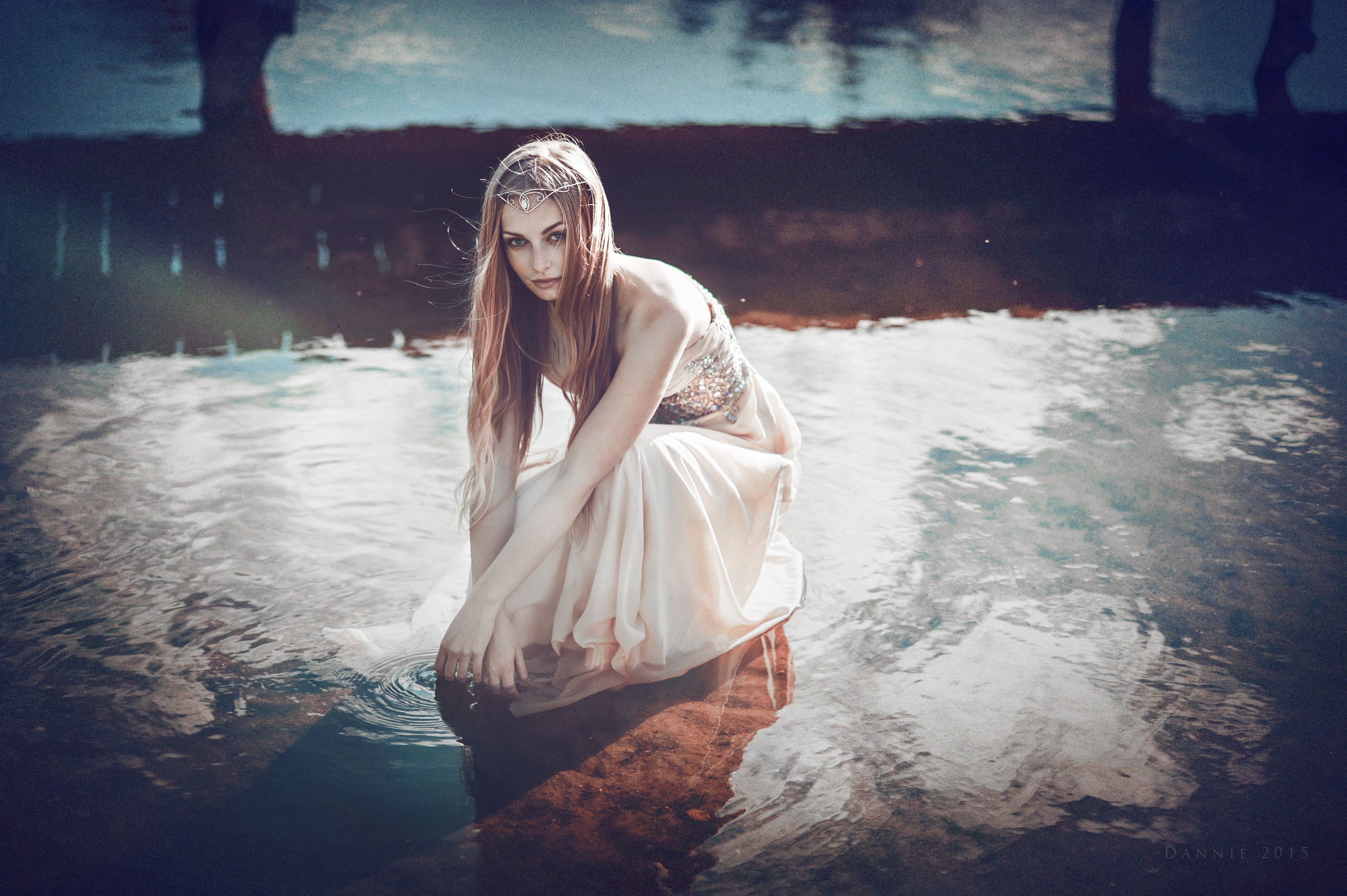 Elbereth Elven Tiara Sterling Silver Moonstone Diadem Elven Headpiece ...