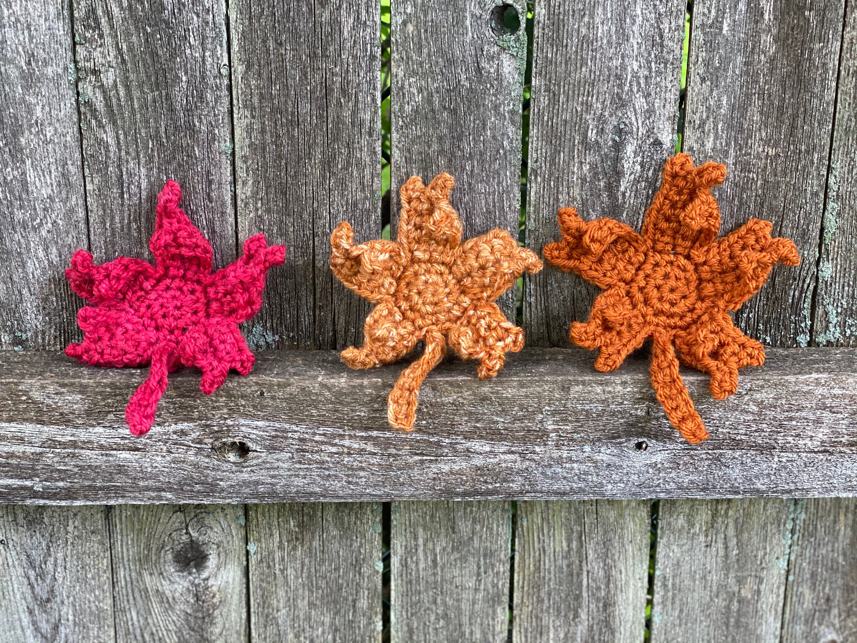 Fall Maple Leaf Crochet Pattern - PATTERN ONLY - Instant Download - Etsy