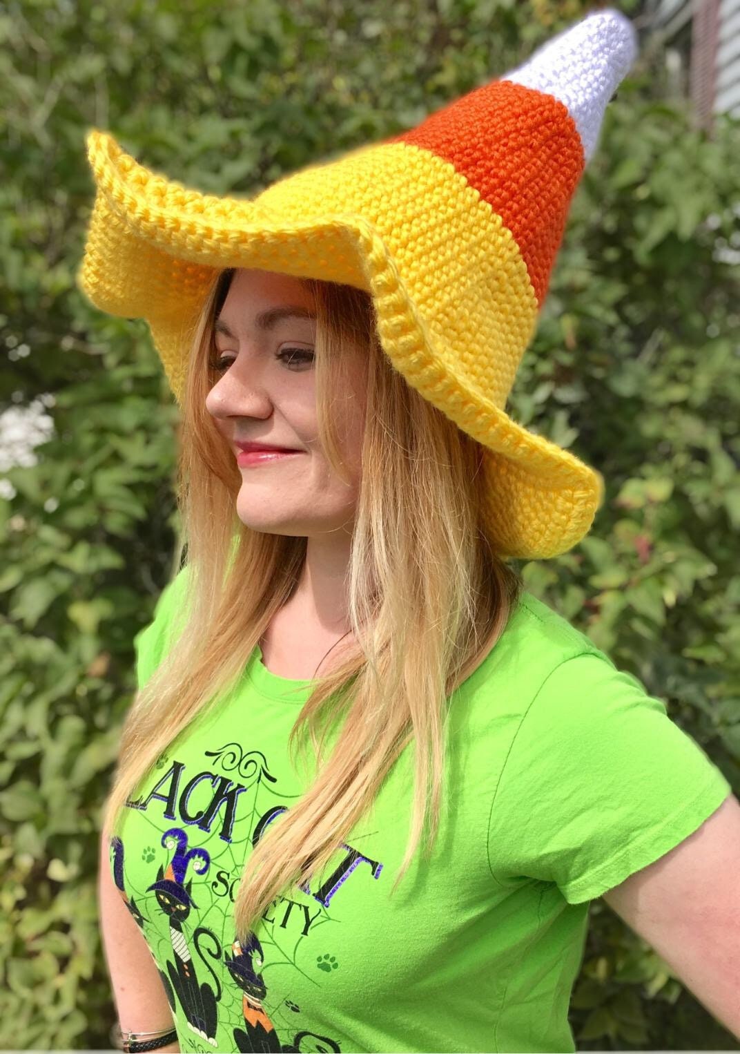 Candy Corn Witch Hat Crochet Pattern PATTERN ONLY - Etsy Canada