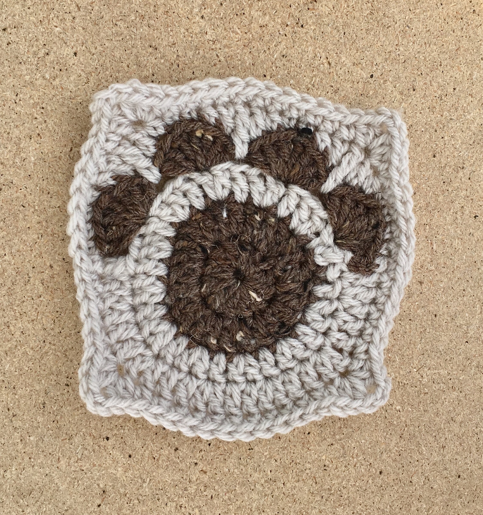 Paw Print Granny Square Crochet Pattern - PATTERN ONLY - Etsy