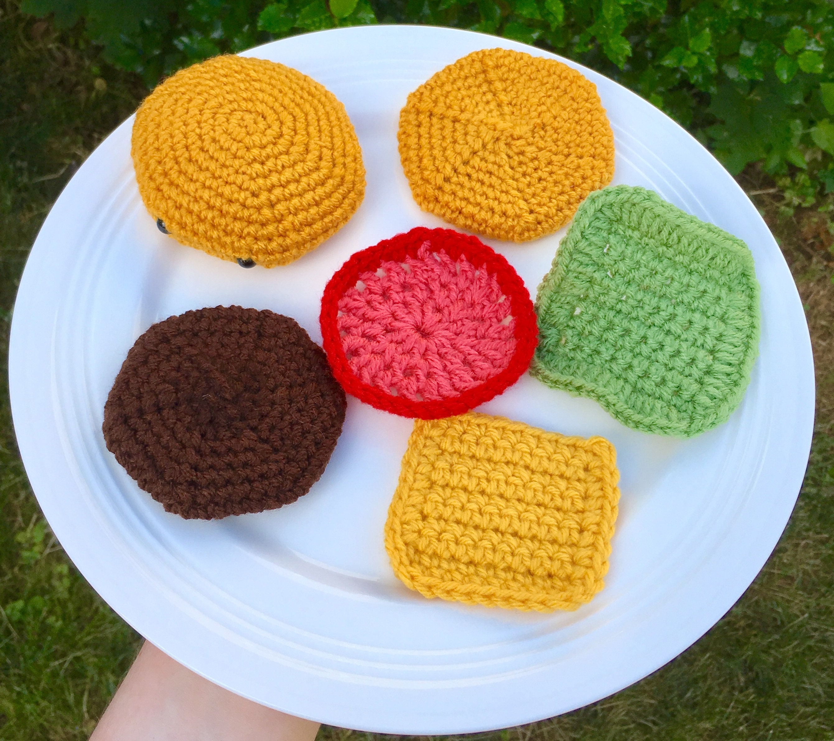 Amigurumi Cheeseburger Crochet Pattern PATTERN ONLY Play - Etsy