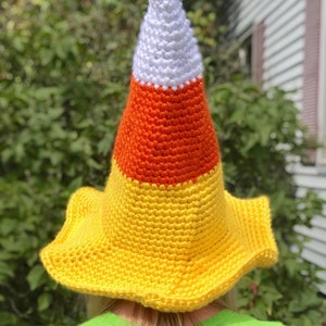 Candy Corn Witch Hat Crochet Pattern - PATTERN ONLY - Etsy