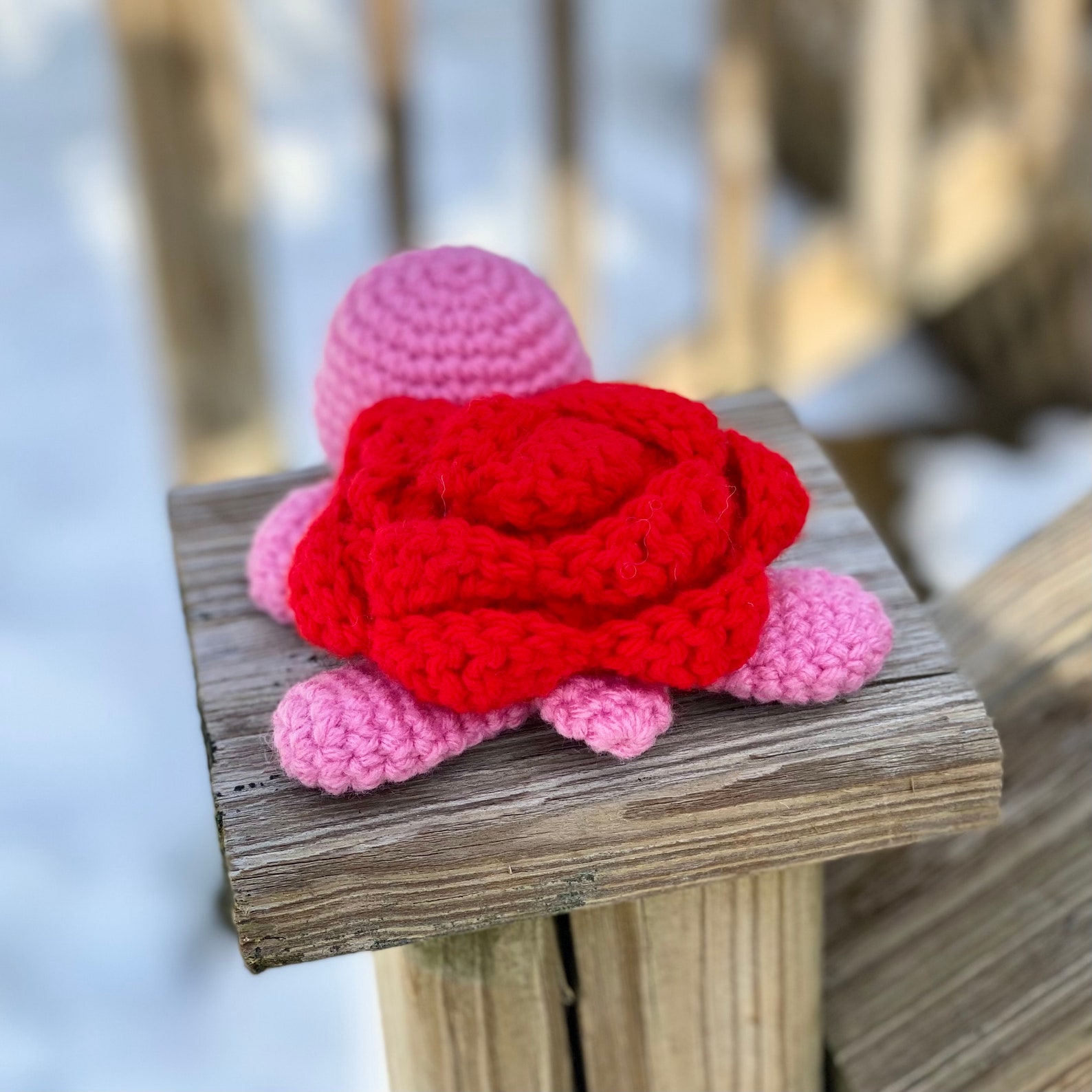 Amigurumi Rosy Turtle for Valentine's Day Crochet Pattern | Etsy