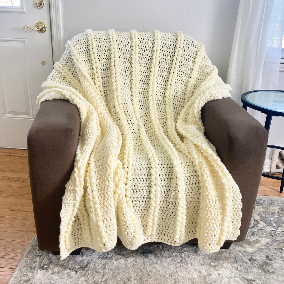 Sweater Weather Throw Blanket Crochet Pattern - PATTERN ONLY - Instant ...