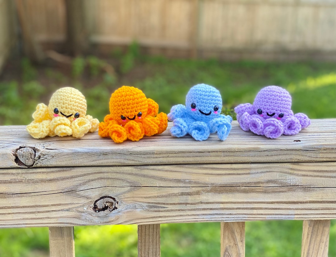 Amigurumi Kawaii Octopus Crochet Pattern - PATTERN ONLY - Stuffed Toy ...