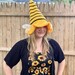 Bumble Bee Witch Hat Crochet Pattern - PATTERN ONLY - Halloween, Women ...