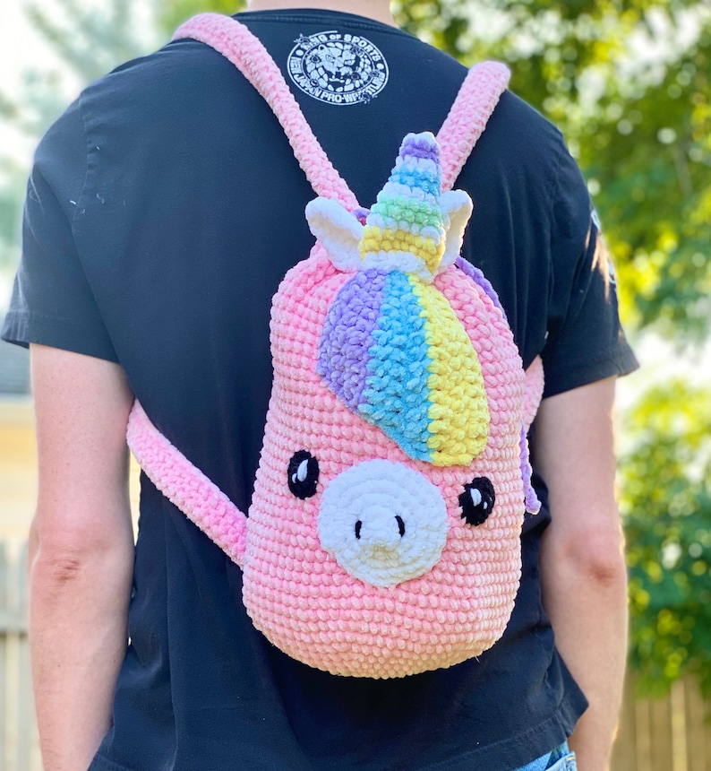 Softie Animal Backpacks for Back to School Unicorn Cow | Etsy