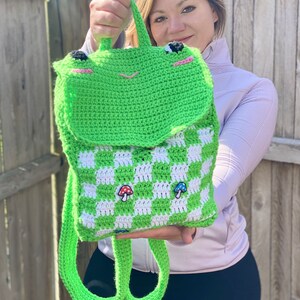 Strawberry & Mushroom Frog Backpacks - Crochet Pattern - PATTERN ONLY - Kawaii, Cottagecore ...