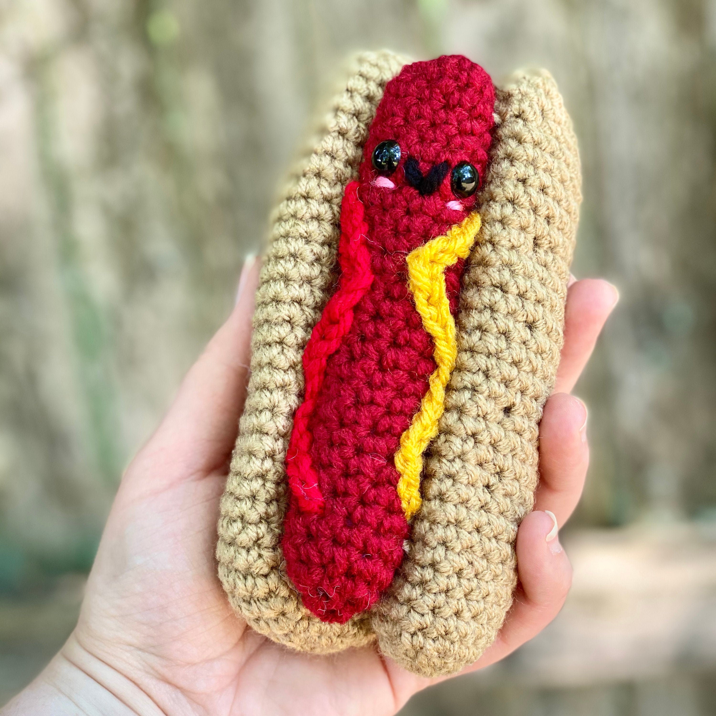 Amigurumi Hot Dog Crochet Pattern - PATTERN ONLY - Instant Download - Etsy