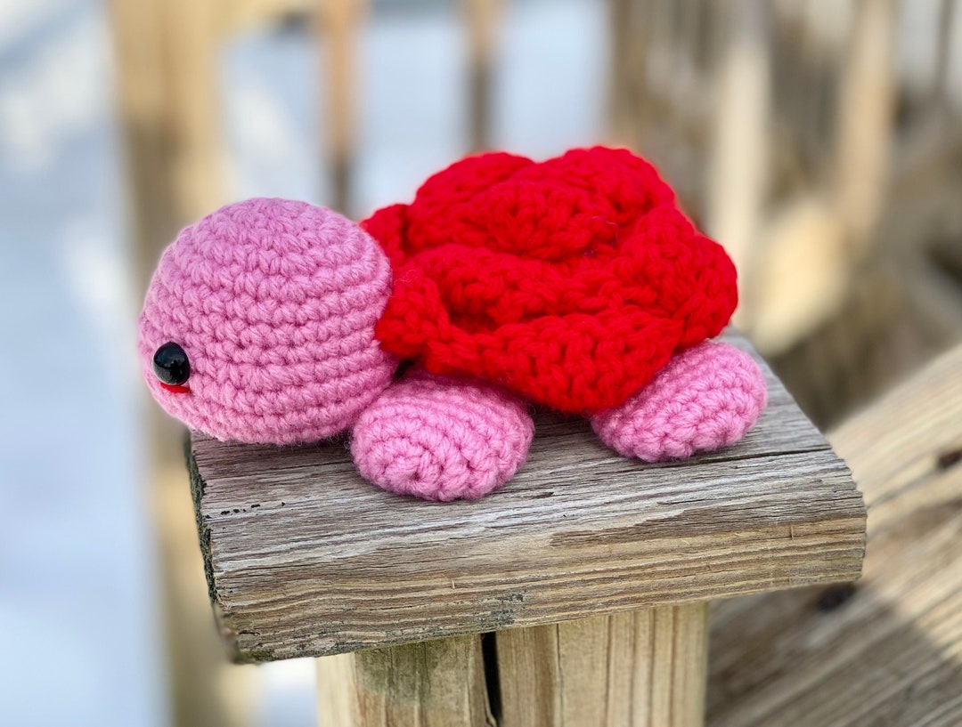 Amigurumi Rosy Turtle for Valentine's Day or Mother's Day - Crochet ...