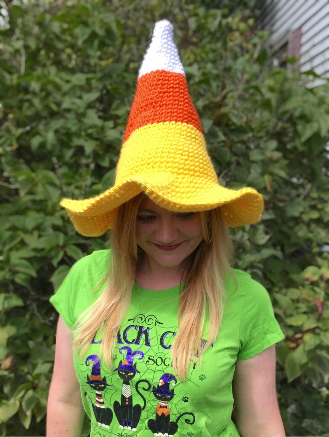 Candy Corn Witch Hat Crochet Pattern PATTERN ONLY - Etsy Canada