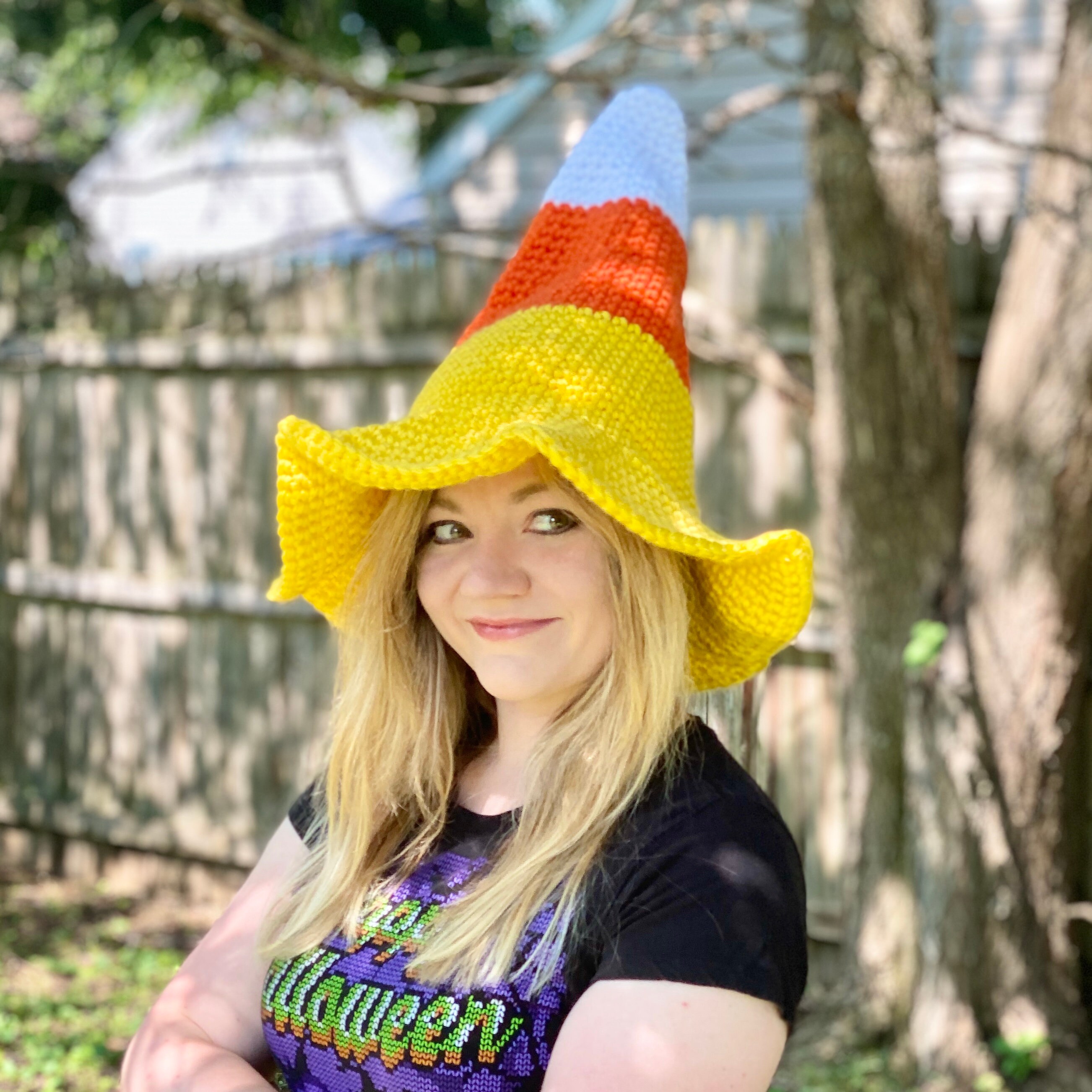 Candy Corn Witch Hat Crochet Pattern - PATTERN ONLY - Etsy Canada
