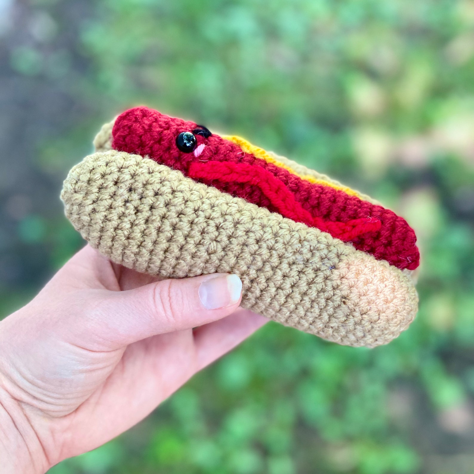 Amigurumi Hot Dog Crochet Pattern PATTERN ONLY Instant | Etsy