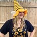 Bumble Bee Witch Hat Crochet Pattern - PATTERN ONLY - Halloween, Women ...