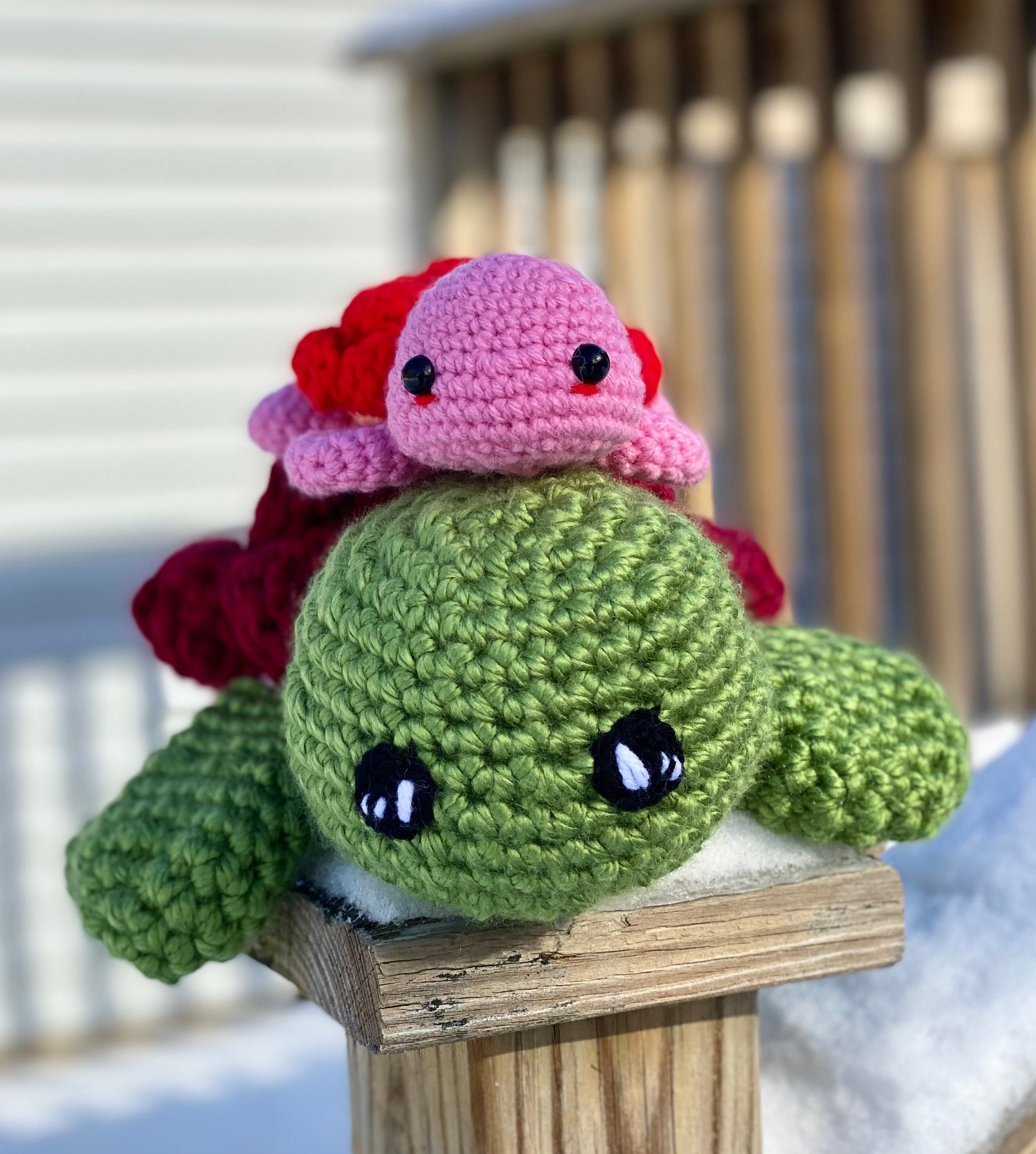 Amigurumi Rosy Turtle for Valentine's Day Crochet Pattern | Etsy