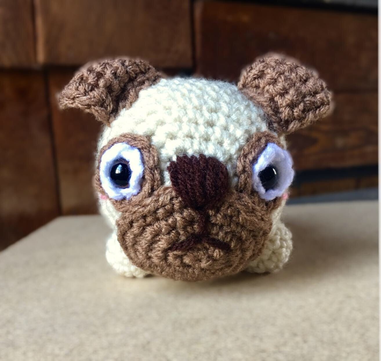 Love Pugs Amigurumi Pug Dog Crochet Pattern PATTERN ONLY - Etsy