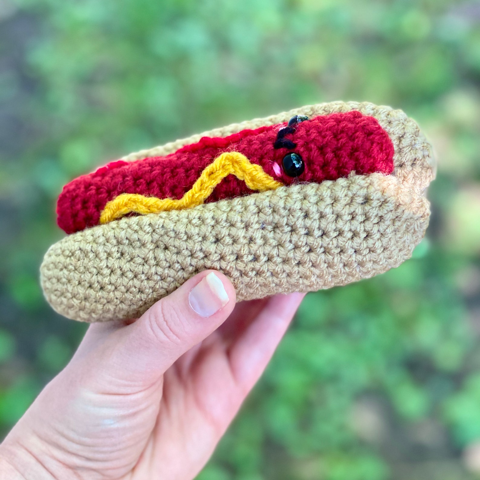 Amigurumi Hot Dog Crochet Pattern PATTERN ONLY Instant | Etsy