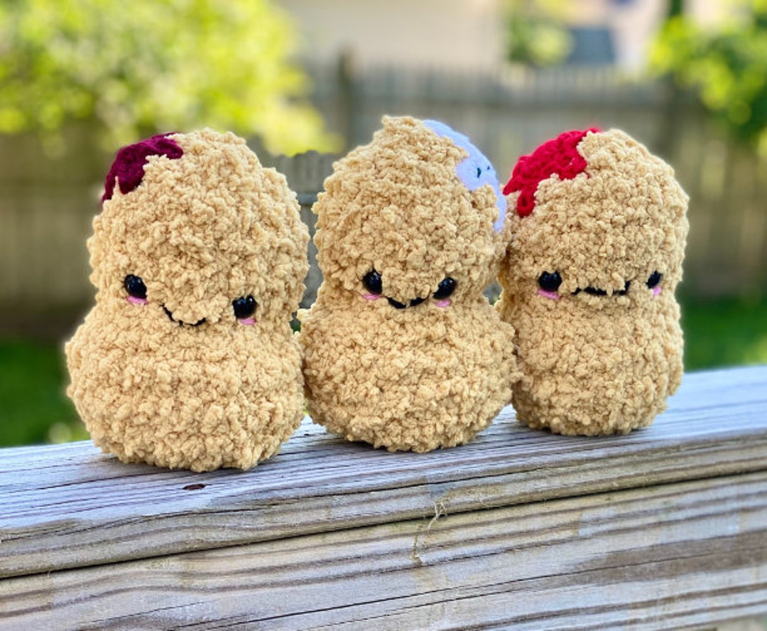 Amigurumi Chicky Nuggies - Chicken Nugget Crochet Pattern (PATTERN ONLY ...